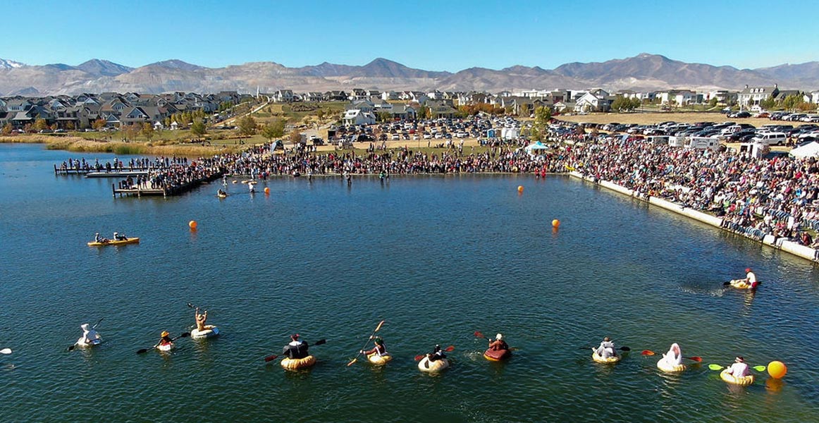 Ginormous Pumpkin Regatta Sails to Daybreak - Daybreak Utah Homes
