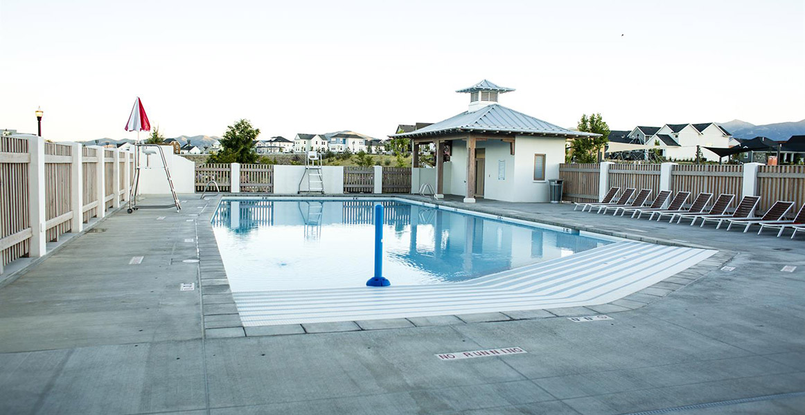 Take a Plunge at Brookside Pool - Daybreak Utah Homes