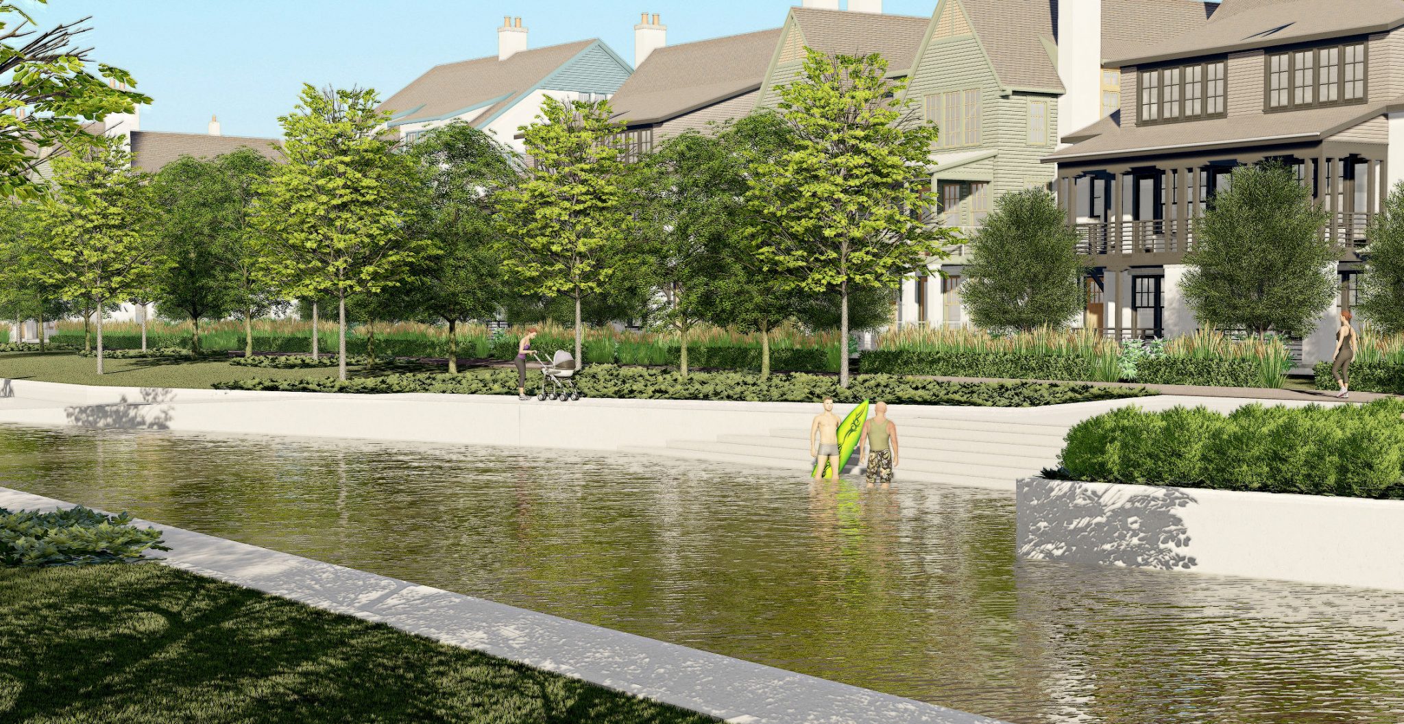 The Watercourse is filling, which is quite thrilling - Daybreak Utah Homes