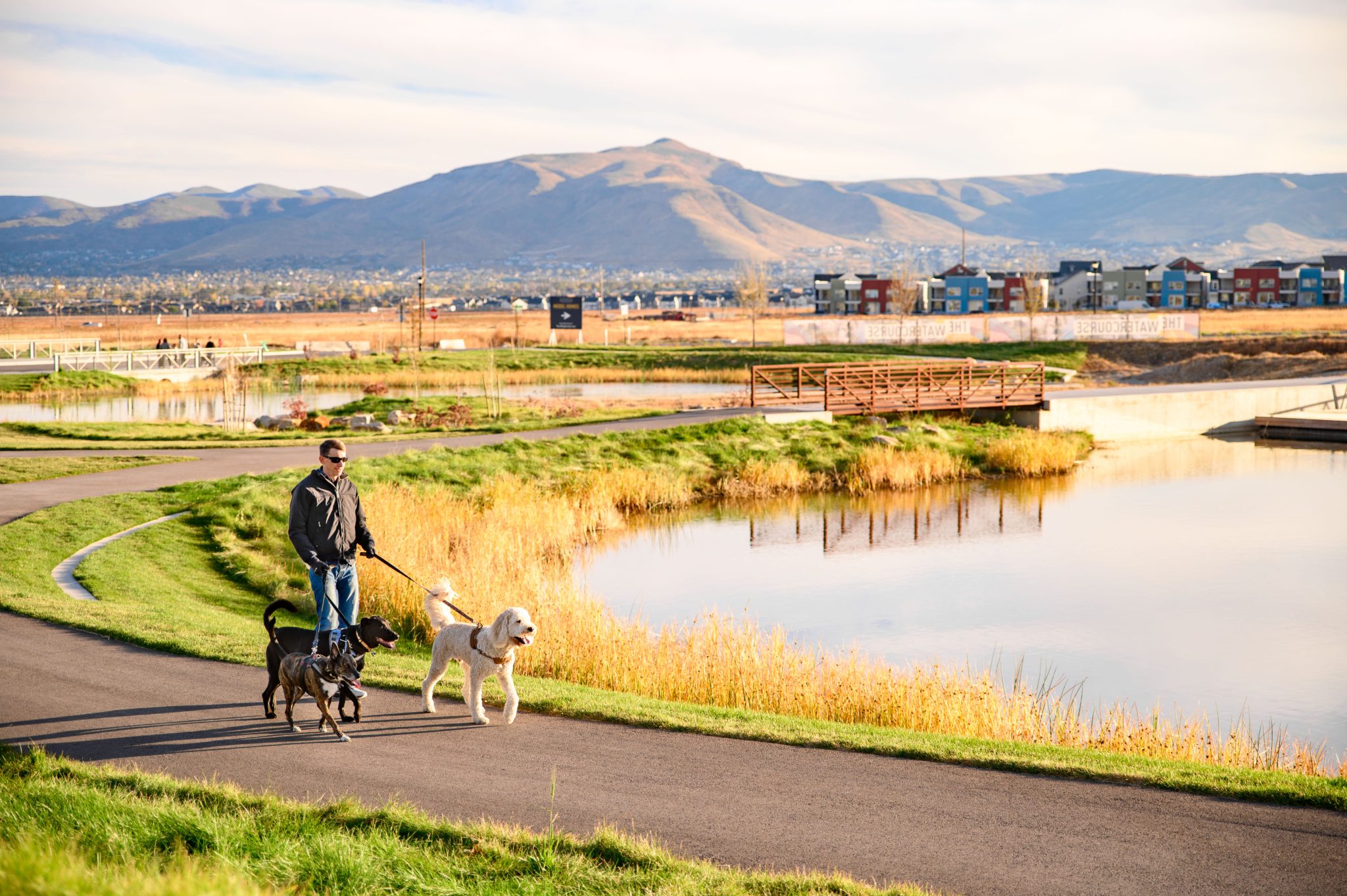 The Watercourse is filling, which is quite thrilling - Daybreak Utah Homes