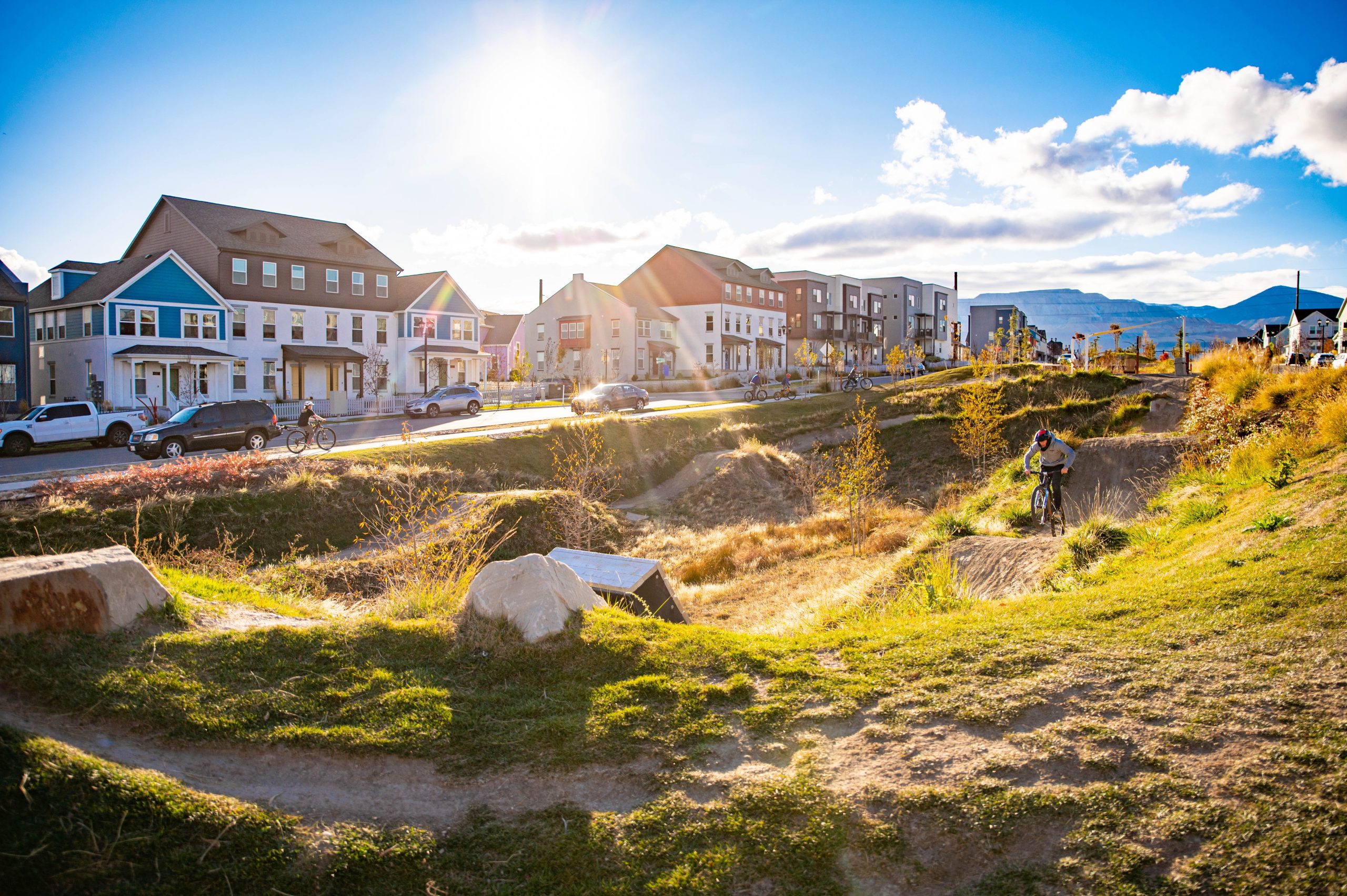 The Spoke | Bike Park Pump Track - Daybreak Utah Homes